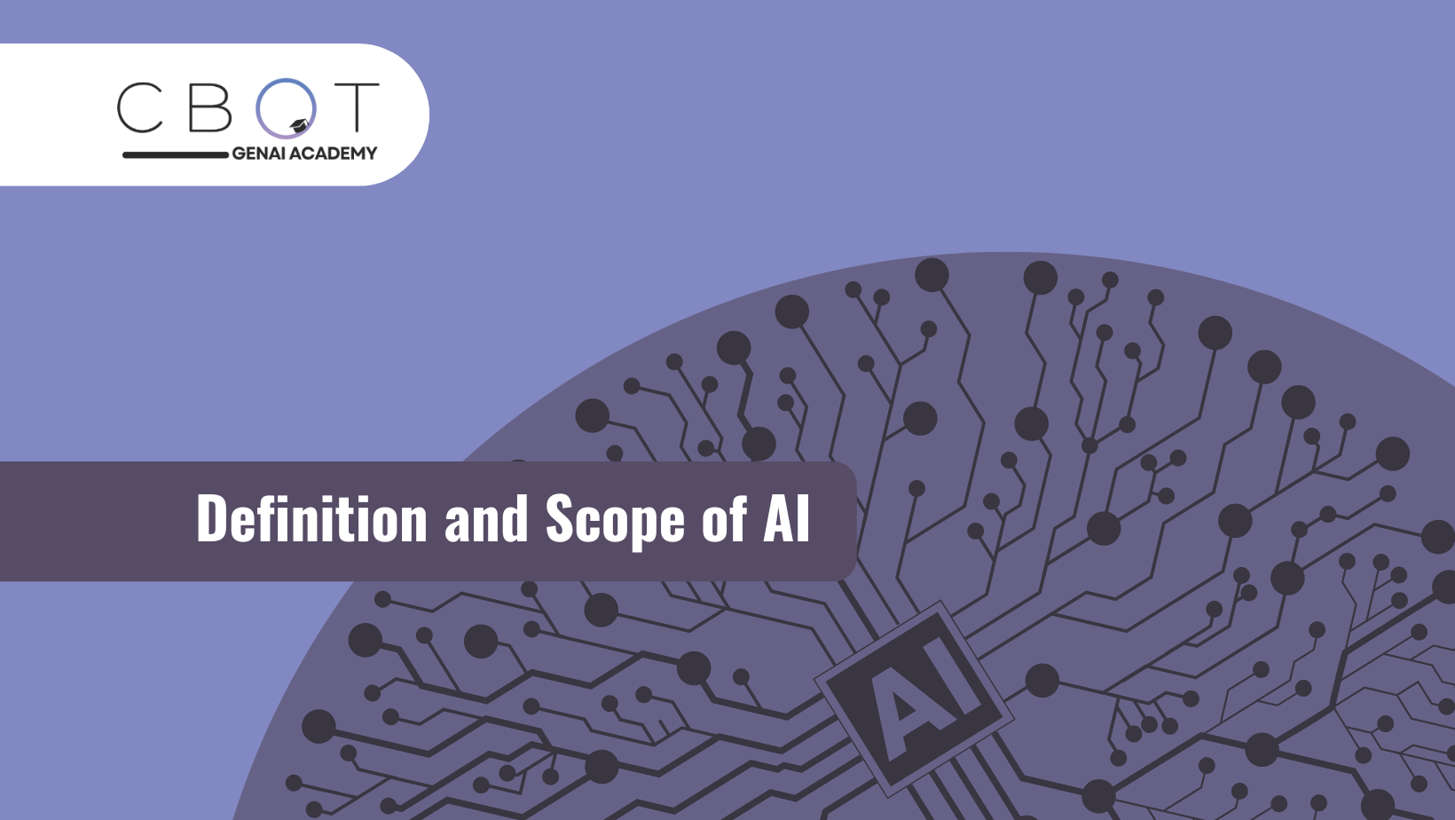 Definition and Scope of Artificial Intelligence